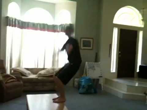 back flip off table - YouTube