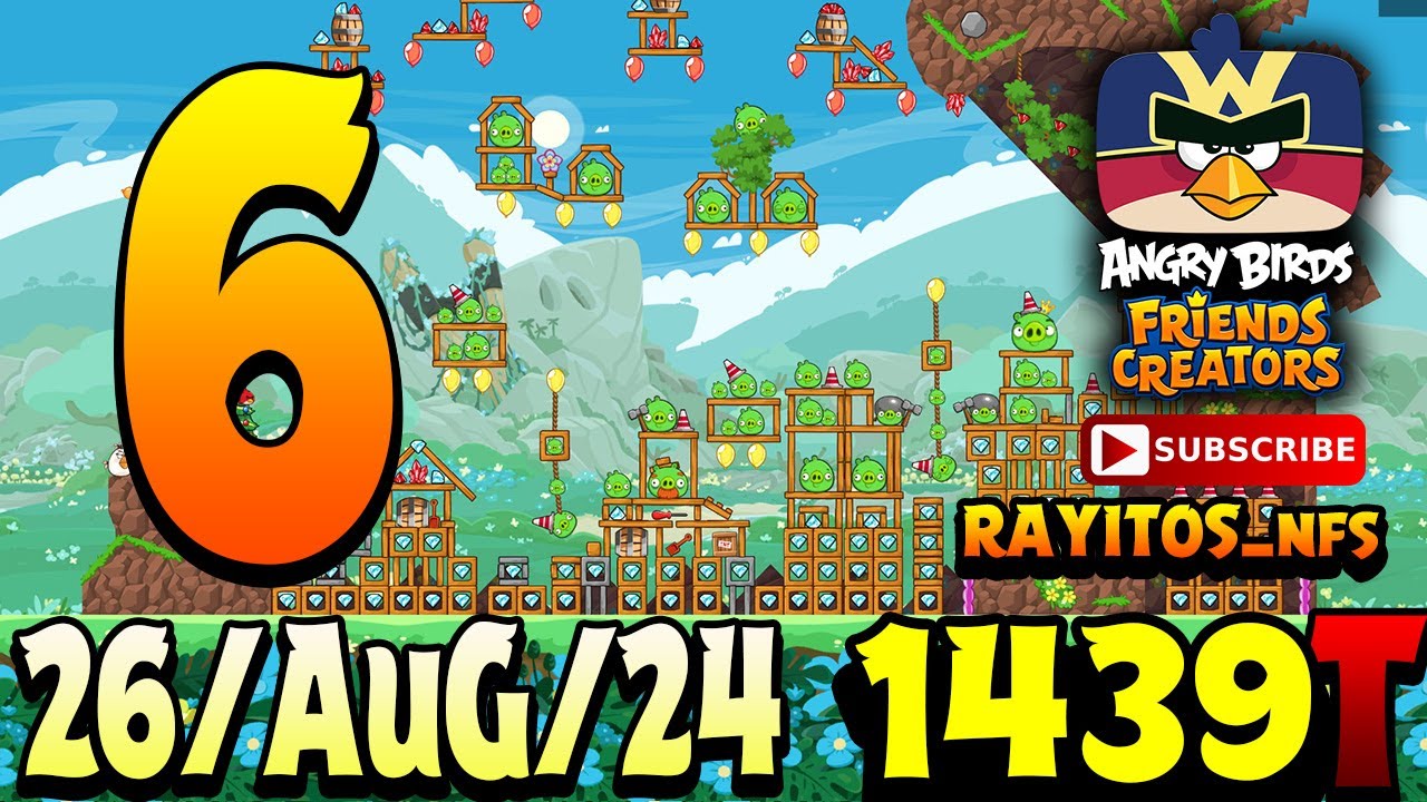 Angry Birds Friends Level 6 Tournament 1439 Highscore POWER-UP ...