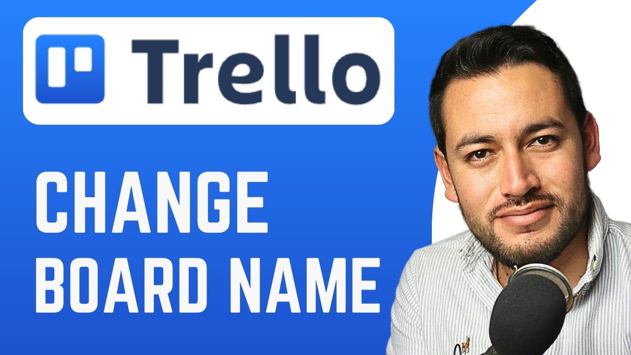 How To Change Board Name in Trello | Rename Your Trello Project Board ...