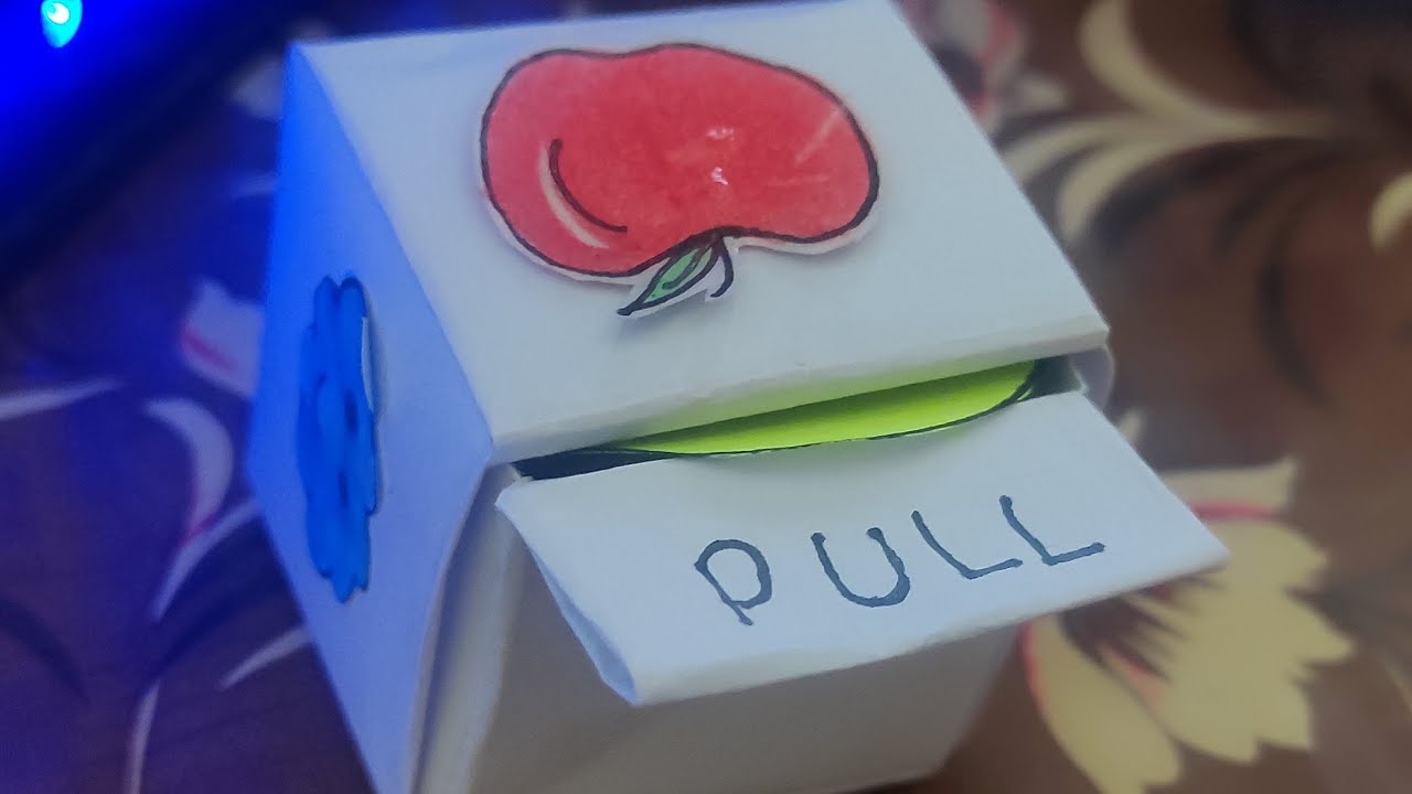 How to make origami SURPRISE BOX [origami pop out box] diy craft//by ...