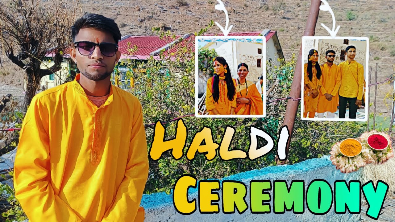 😍🙂 Pahadi Haldi Ceremony Didi Ki ☺🙃 II Pahadi Life Style Vlogs II ...