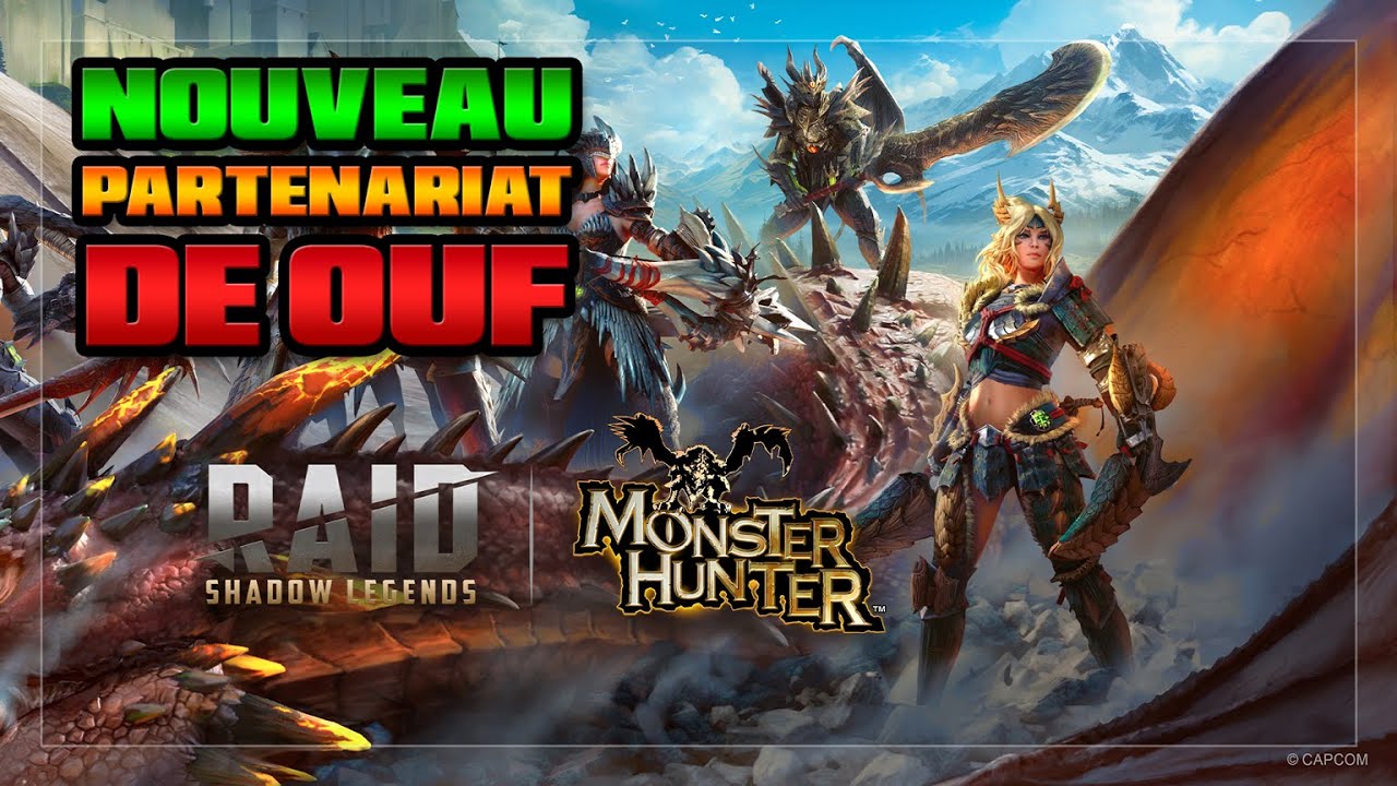Nouveau partenariat RAID x Monster Hunter - YouTube