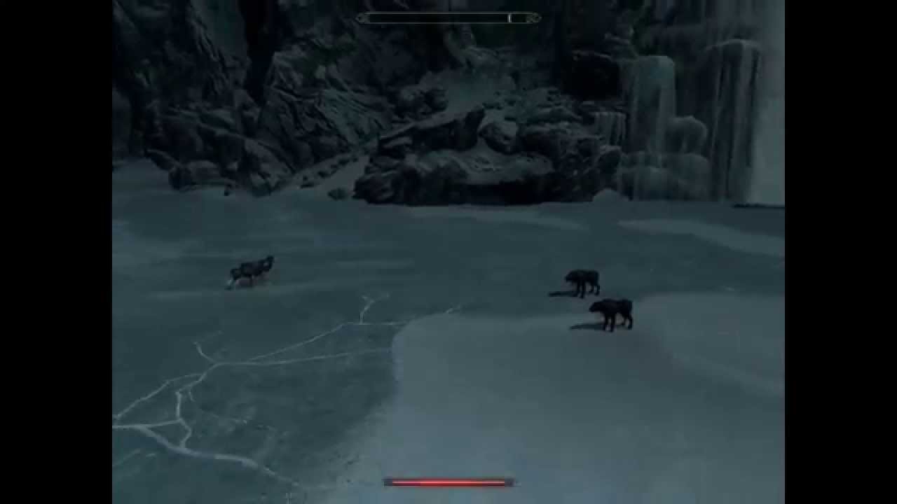 Skyrim Battles - Bran & Sceolang vs CuSith Garmr [Master Settings] - YouTube