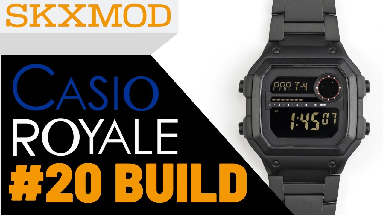 #20 Casio Royale Completed Build | Parts by SKXMOD - YouTube