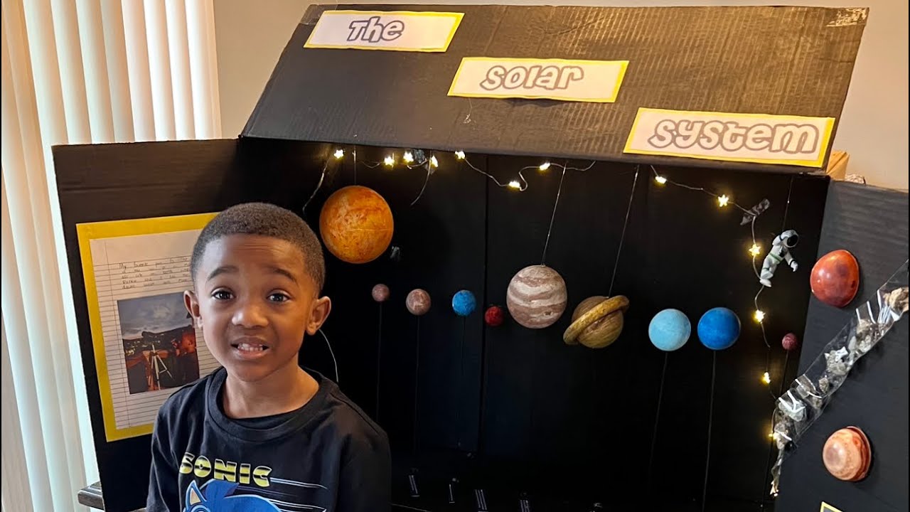 Gabriel Go! : Solar system school project - YouTube