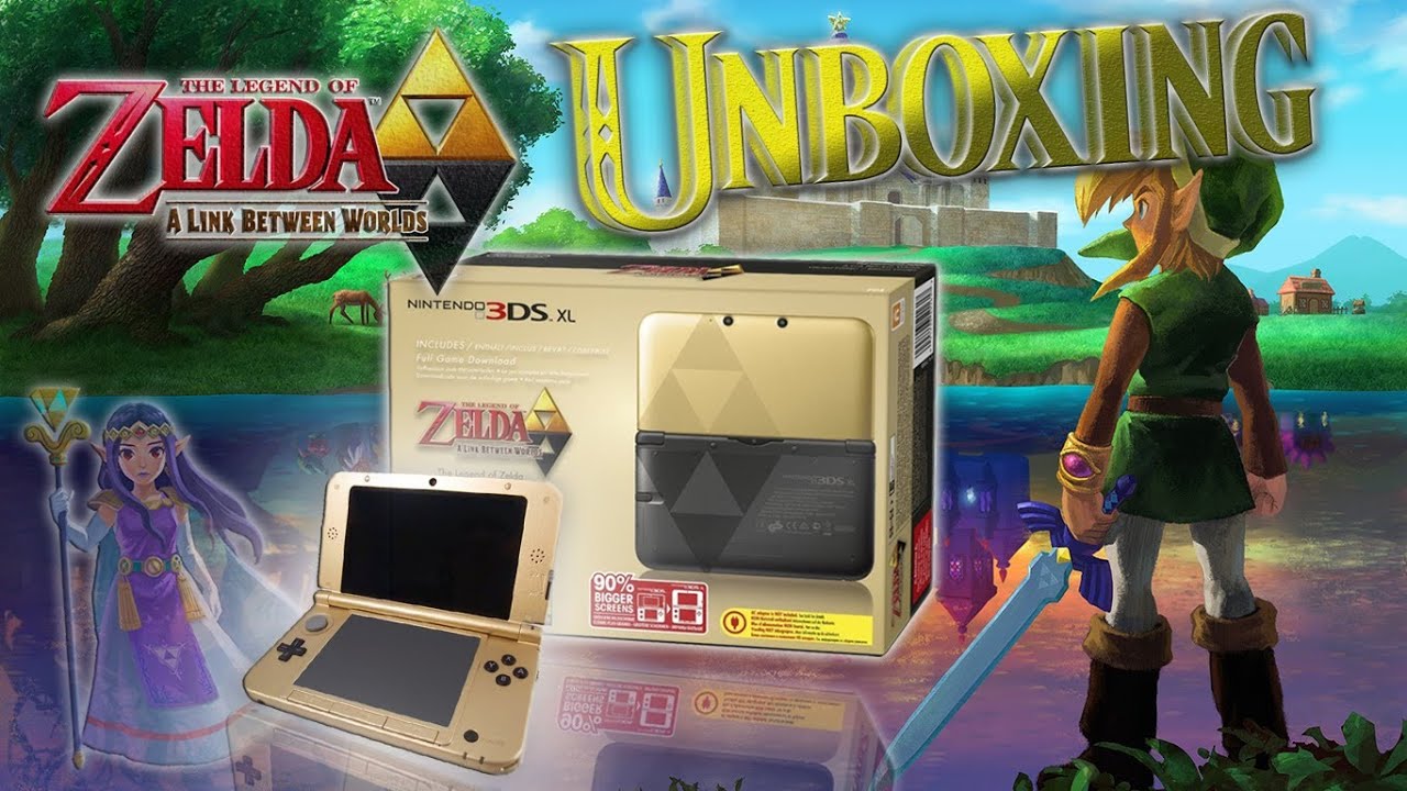 Unboxing - The Legend of Zelda A Link Between Worlds (3DS) (Full HD ...