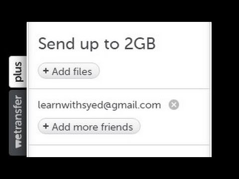 Send Large Files Online How to Transfer over the Internet (1/2) - YouTube