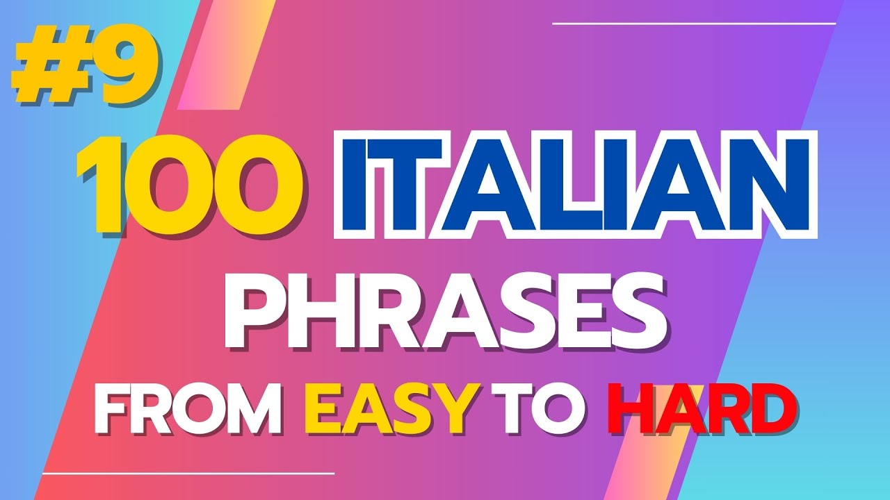 Italian Daily Expressions 9 - Italian daily phrases from beginner to ...