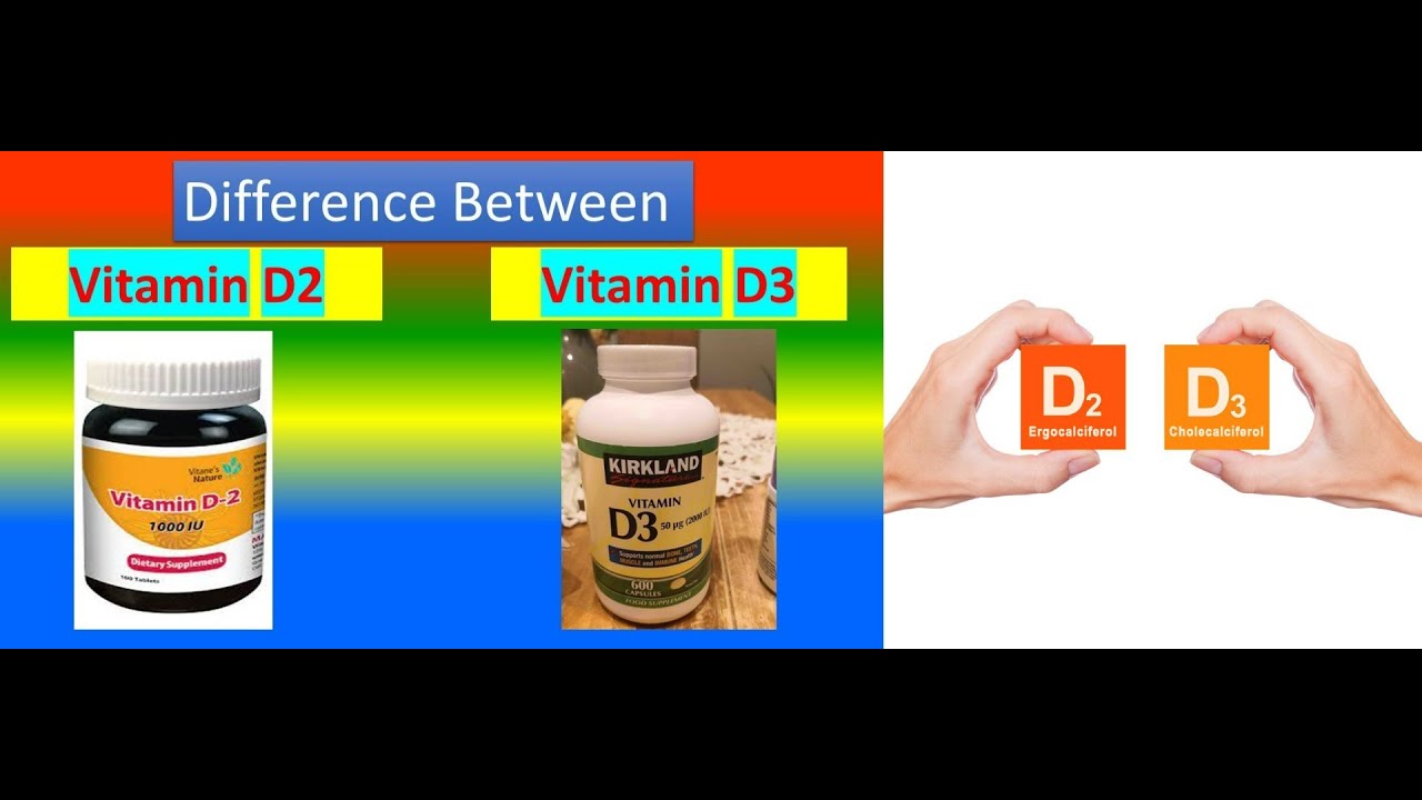 Vitamin D: D2 vs D3 - What's the Difference? - YouTube