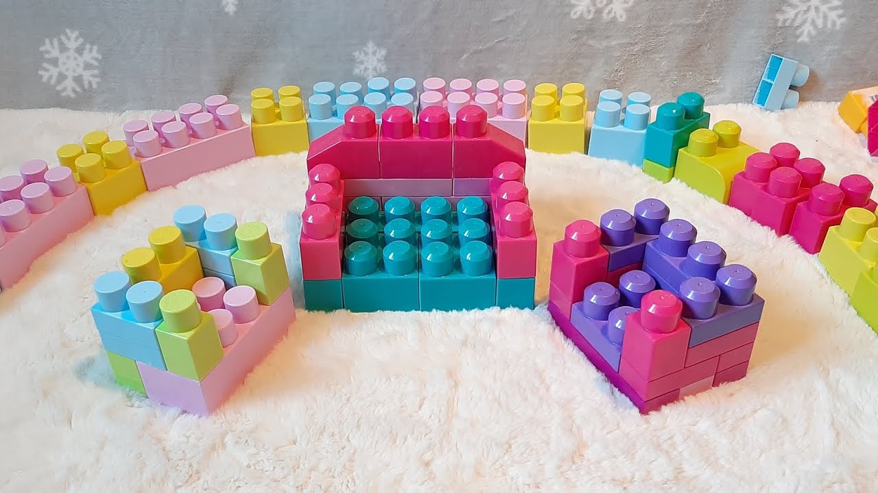SATISFYING DIY SALA SET | BUILDING BLOCKS TOYS #MEGABLOCKS #LEGO #ASMR ...