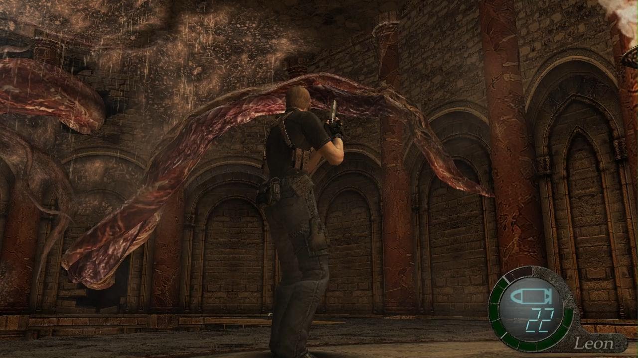 RE4 PS2 Salazar Boss Fight - YouTube