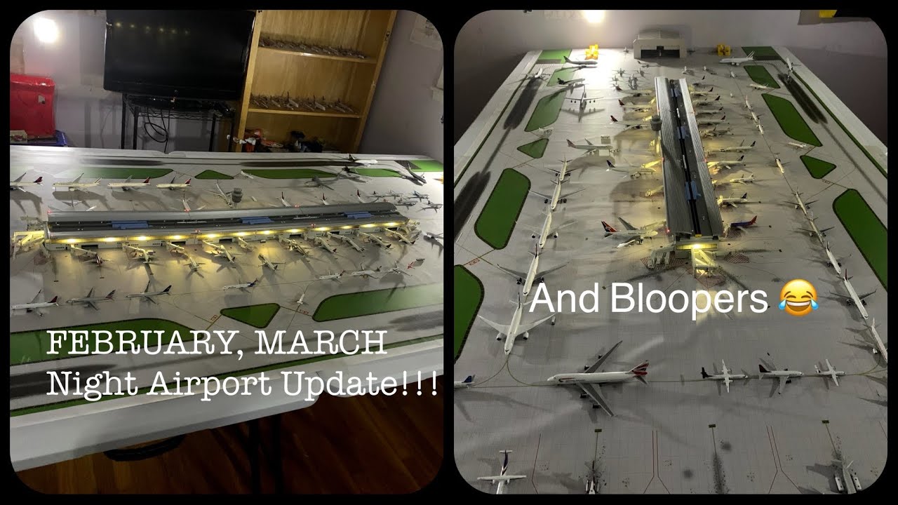 KATL NIGHT AIRPORT UPDATE #4 ( FEBRUARY, MARCH )( With Bloopers ) - YouTube