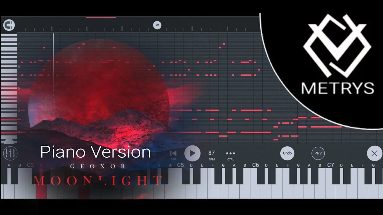 Geoxor - Moonlight [Piano Version by METRYS] - YouTube