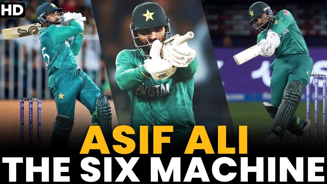 The Six Machine Asif Ali | Pakistan vs New Zealand | T20I | PCB | MA2L - YouTube