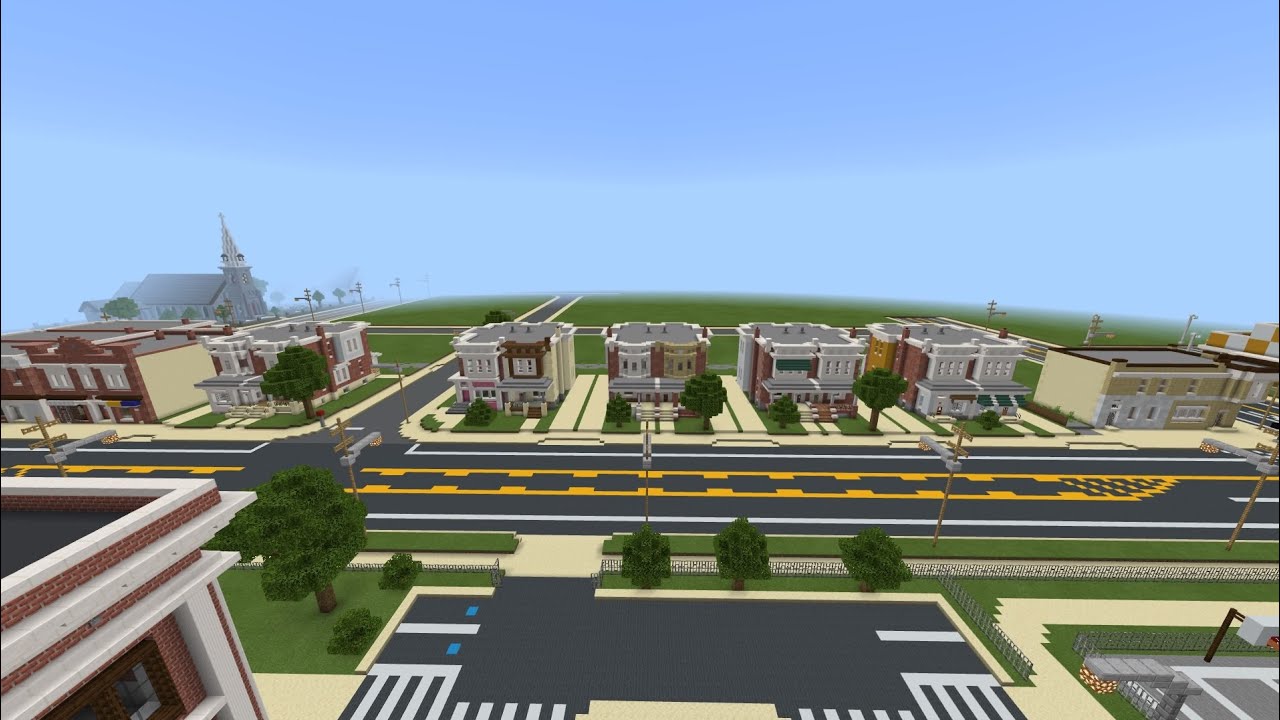 City of Evansburg - Episode 85 - Philly Style Houses! - Minecraft ...
