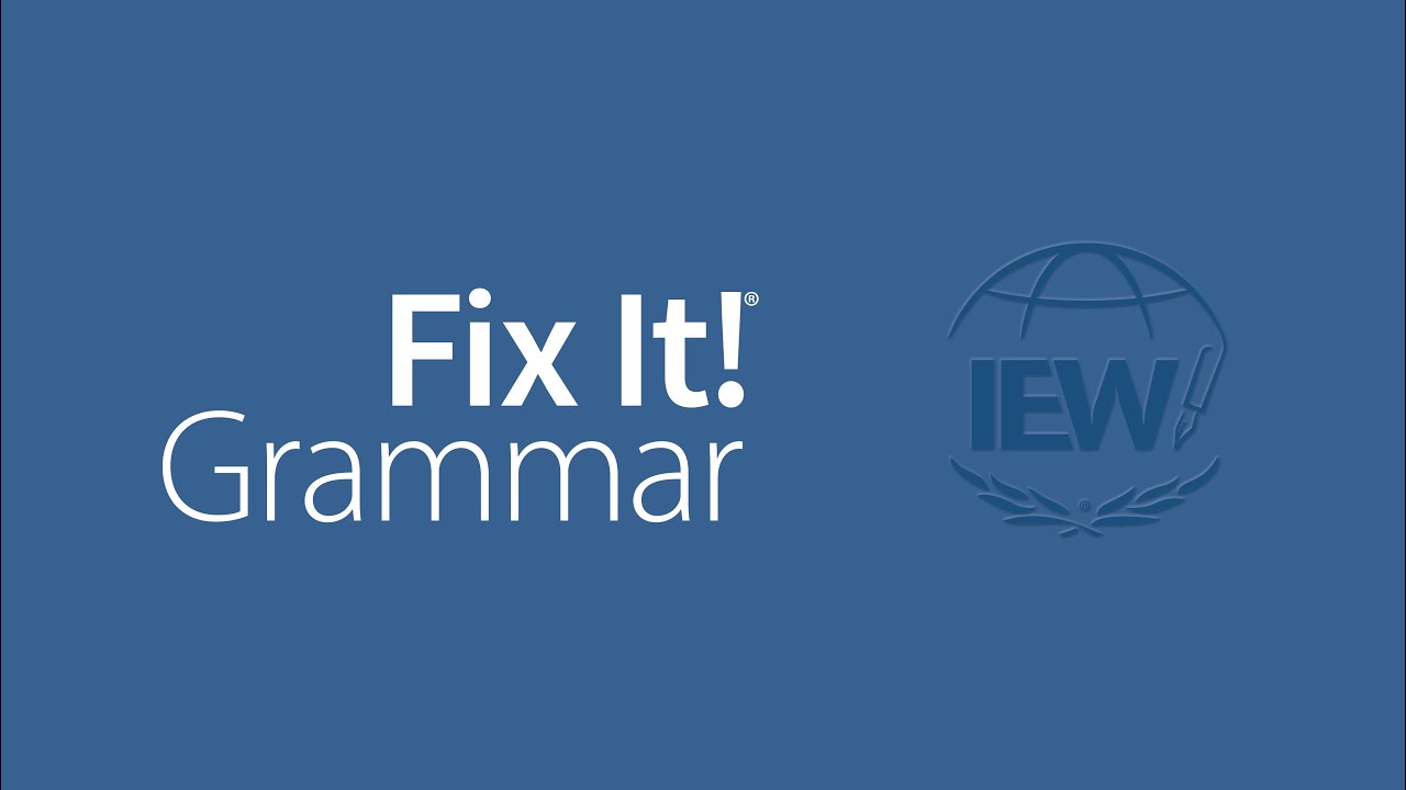 Learn More about Fix It! Grammar Cards! - YouTube