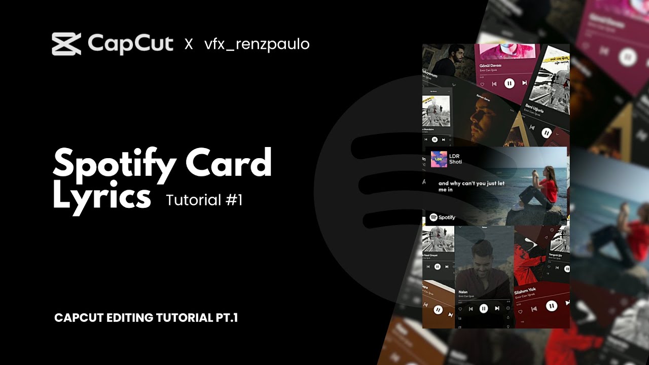 Spotify Card Lyrics | CapCut Editing Tutorial - YouTube