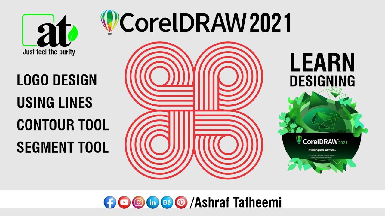 LOGO WITH LINES, CONTOUR TOOLS, VIRTUAL SEGMENT TOOLS - YouTube