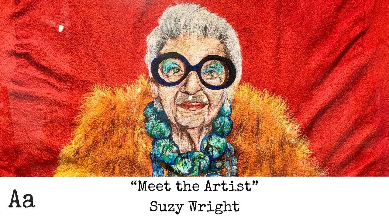 ‘Meet The Artist' (No:58) | Suzy Wright | Textile Artist - YouTube