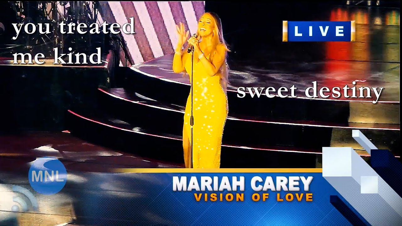 [KARAOKE] VISION OF LOVE (Mariah Carey) Momentum Live MNL - YouTube