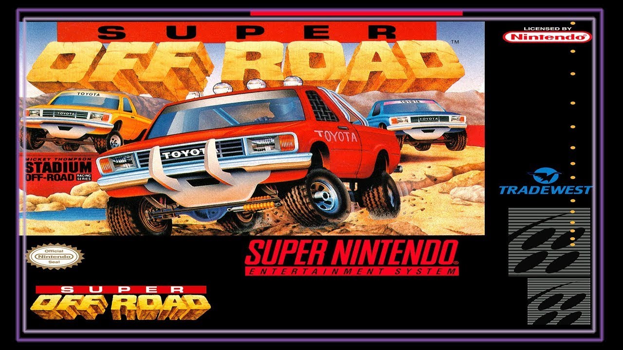 SNES Super Side Quest - Game # 47 - Super Off Road - YouTube
