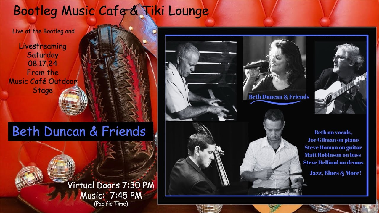 Beth Duncan Jazz Band @The Bootleg Music Cafe & Tiki Lounge 17 Aug 2024 ...