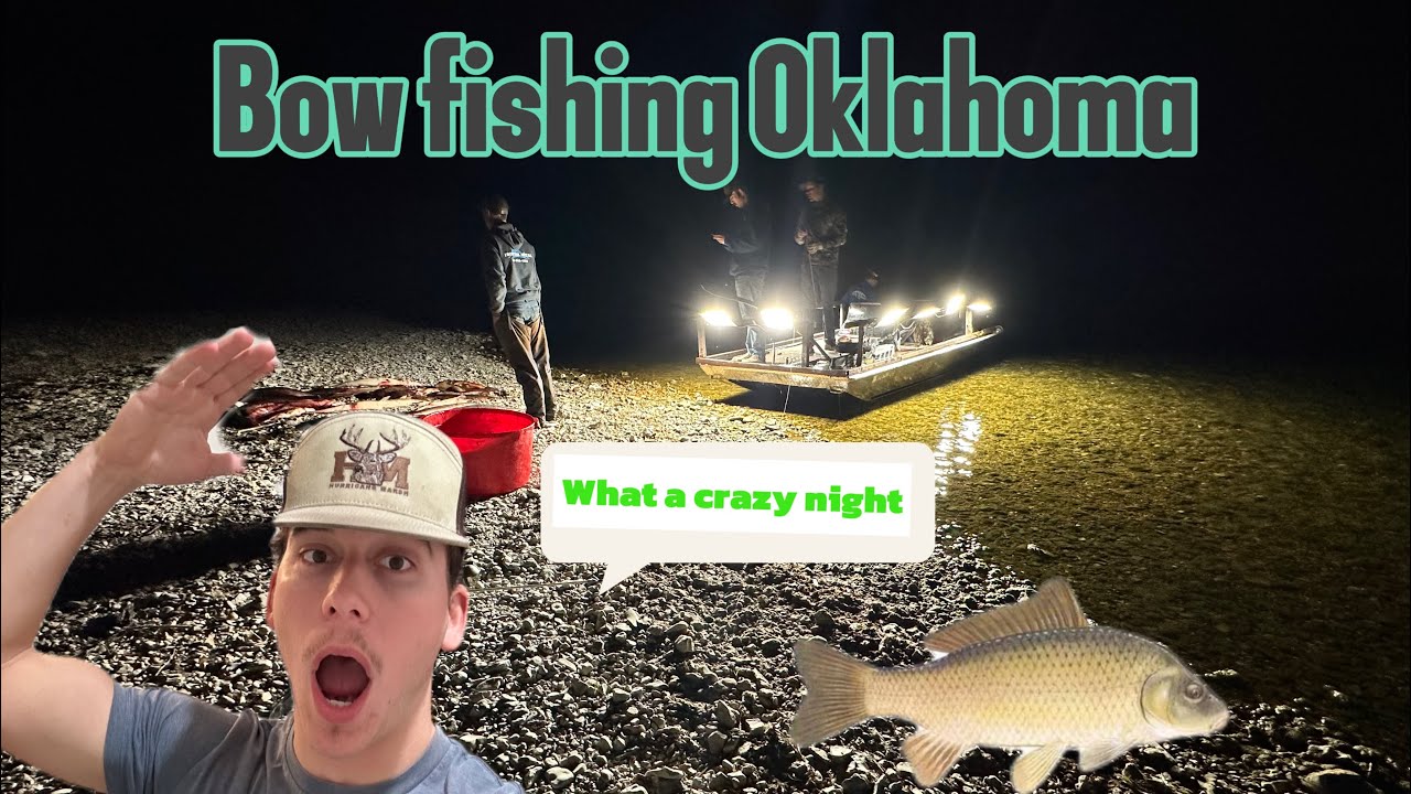 Bowfishing giant gar in Oklahoma . - YouTube