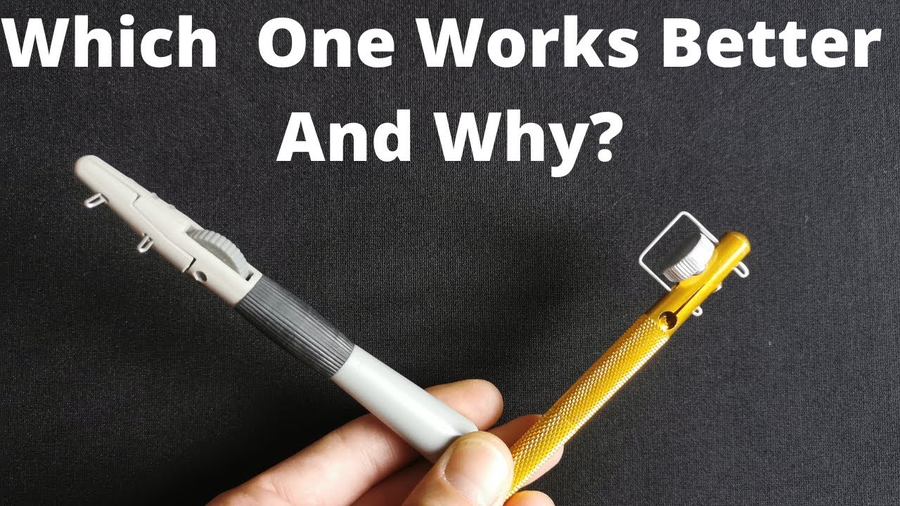 Fish Hook Knot Tying Tool Made From Aluminium Alloy VS Hook Tyer Made ...