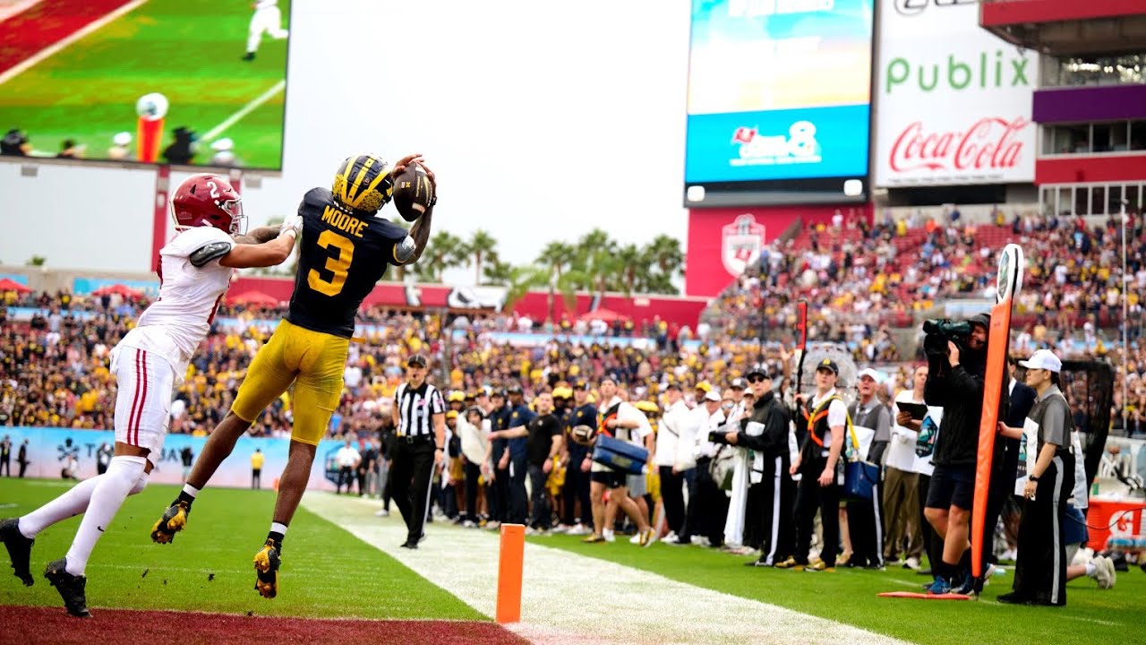 Full Alabama Crimson Tide vs. Michigan Wolverines 2024 ReliaQuest Bowl ...