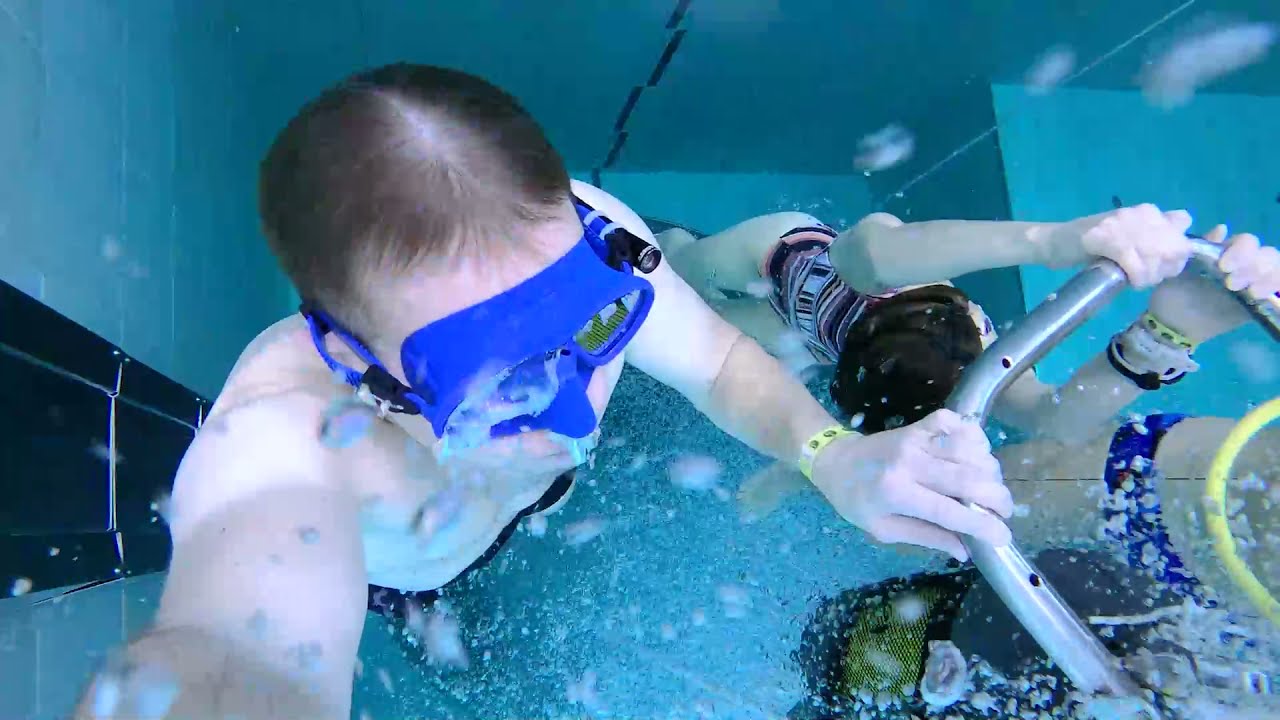 Freediving Sled ride to 40 Meters - YouTube