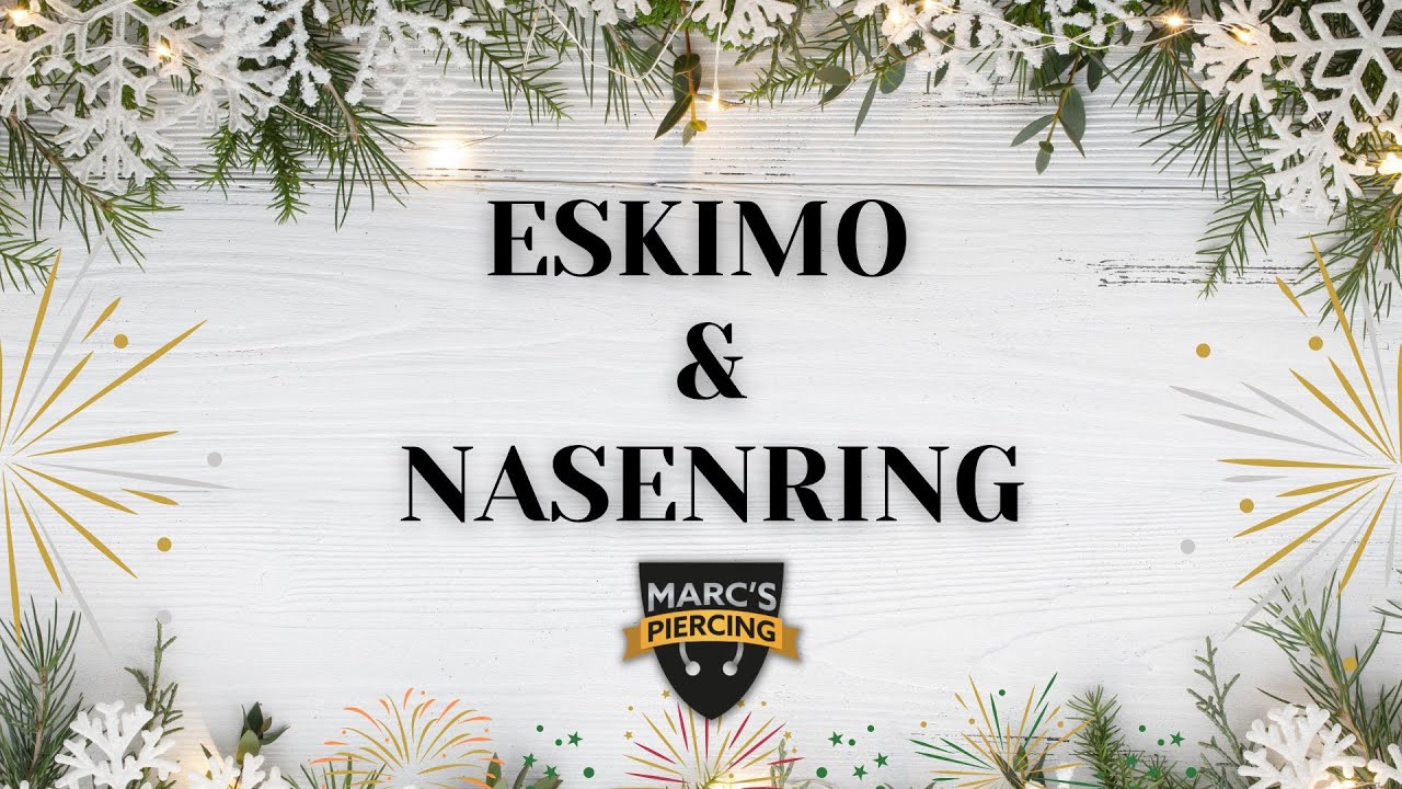 Vertikales Labret & NASENPIERCING mit Ring! ESKIMO PIERCING! - 💉Marc ...