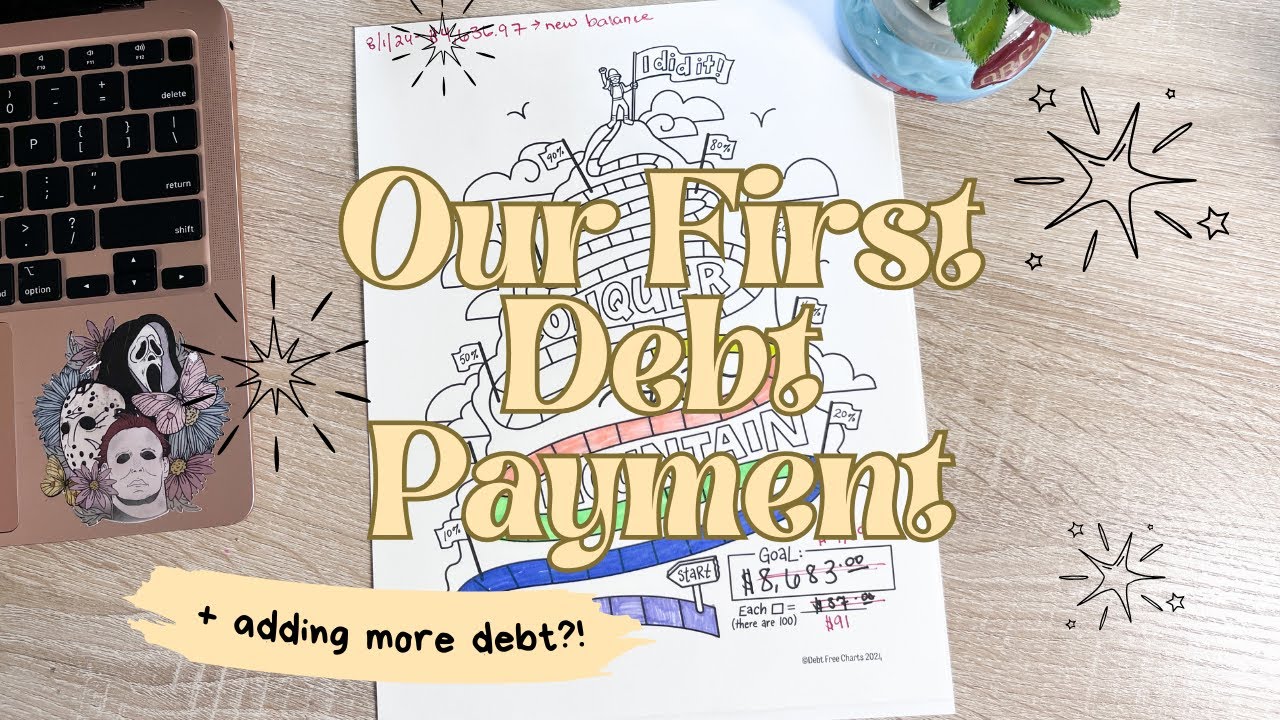 OUR FIRST DEBT PAYMENT | NEW DEBT BALANCE | ADDING NEW DEBT?! - YouTube