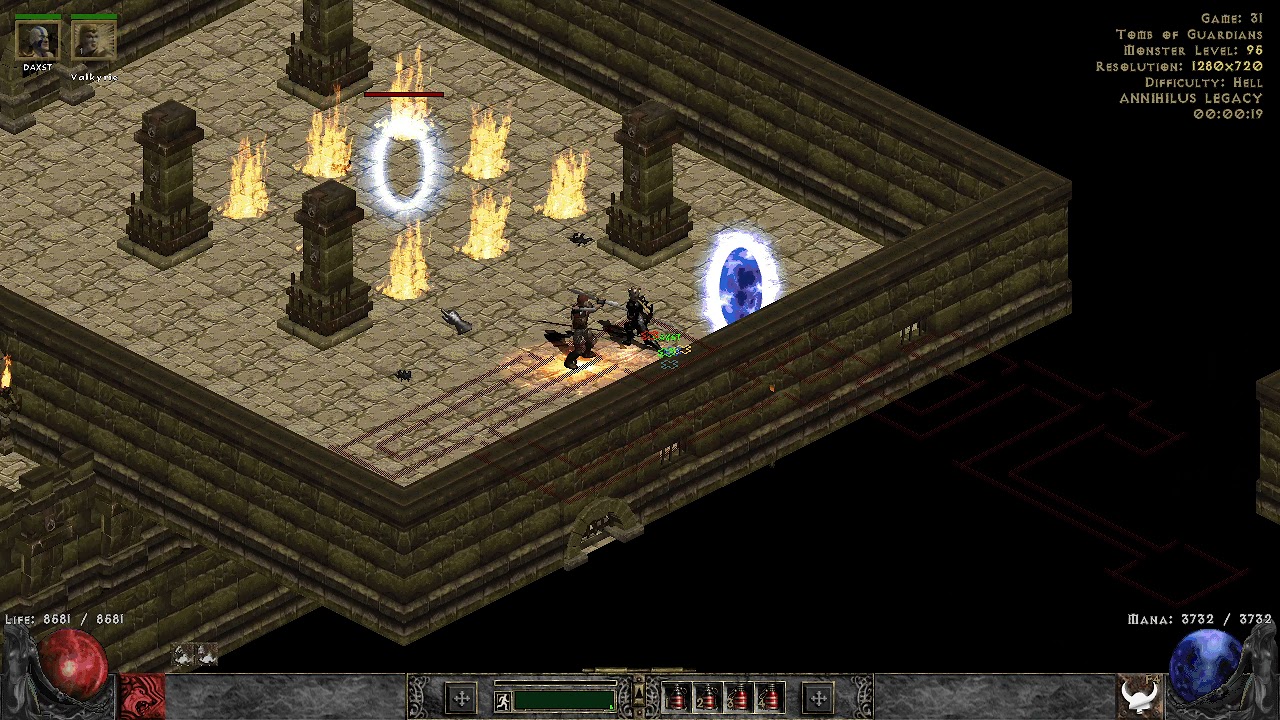 diablo 2 mod - annihilus legacy - wolf athula baha switch barb test ...