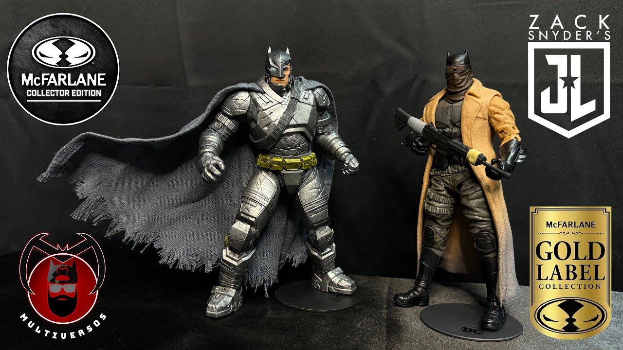 Unboxing Batman Knightmare & Armor Suit 2-Pack Gold Label Collector ...