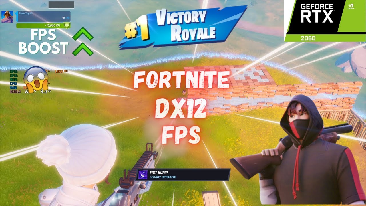 Fortnite Dx 12 FPS Boost Test Solo vs Duos Acer helios 300 Gameplay RTX ...
