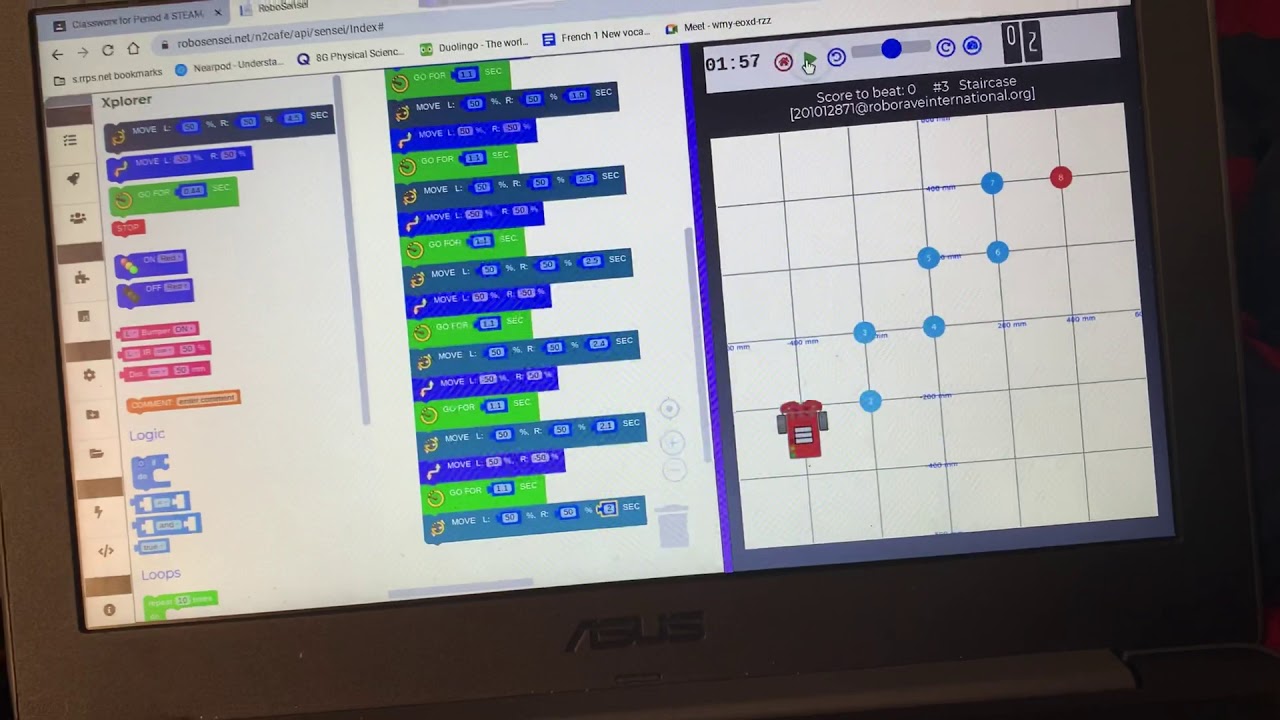 Robo sensei day 3 - YouTube