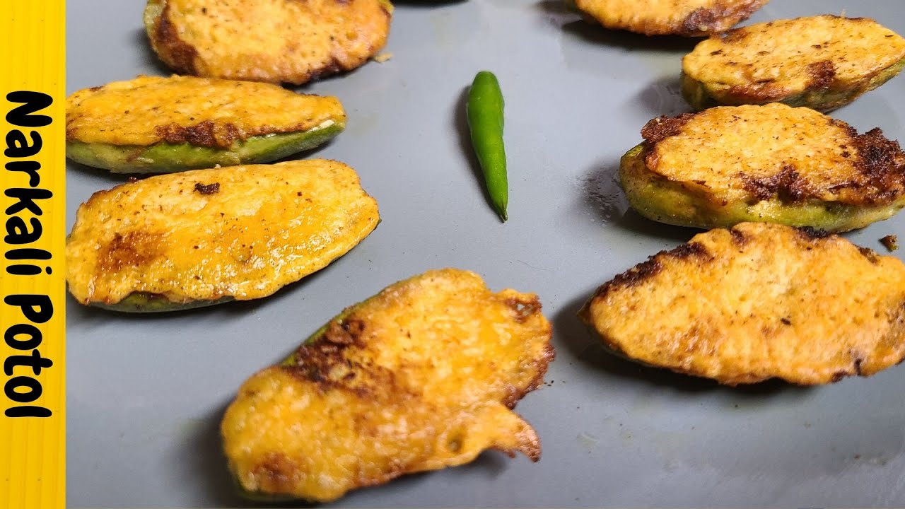 How to Make Narkel Potol Fry (Stuffed Coconut Parwal) | নারকেলি পটল ...