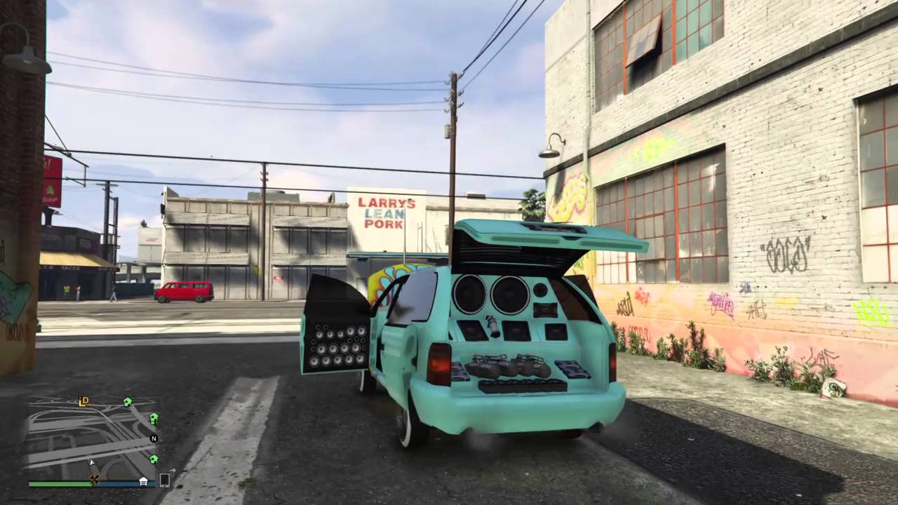 Gta 5 Vapid Minivan Lowrider Customization - YouTube