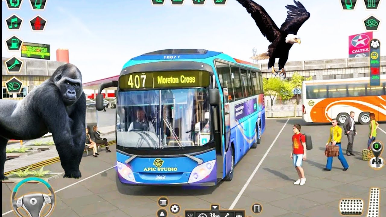 Modern Bus Parking: Bus Driving Game - Bus Parking Simulator 3D ...