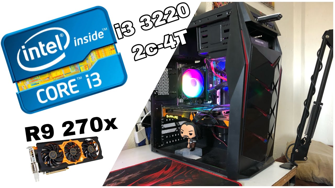 PC GAMER Intel core i3 3220 + R9 270x oc + 8GB Ram - YouTube
