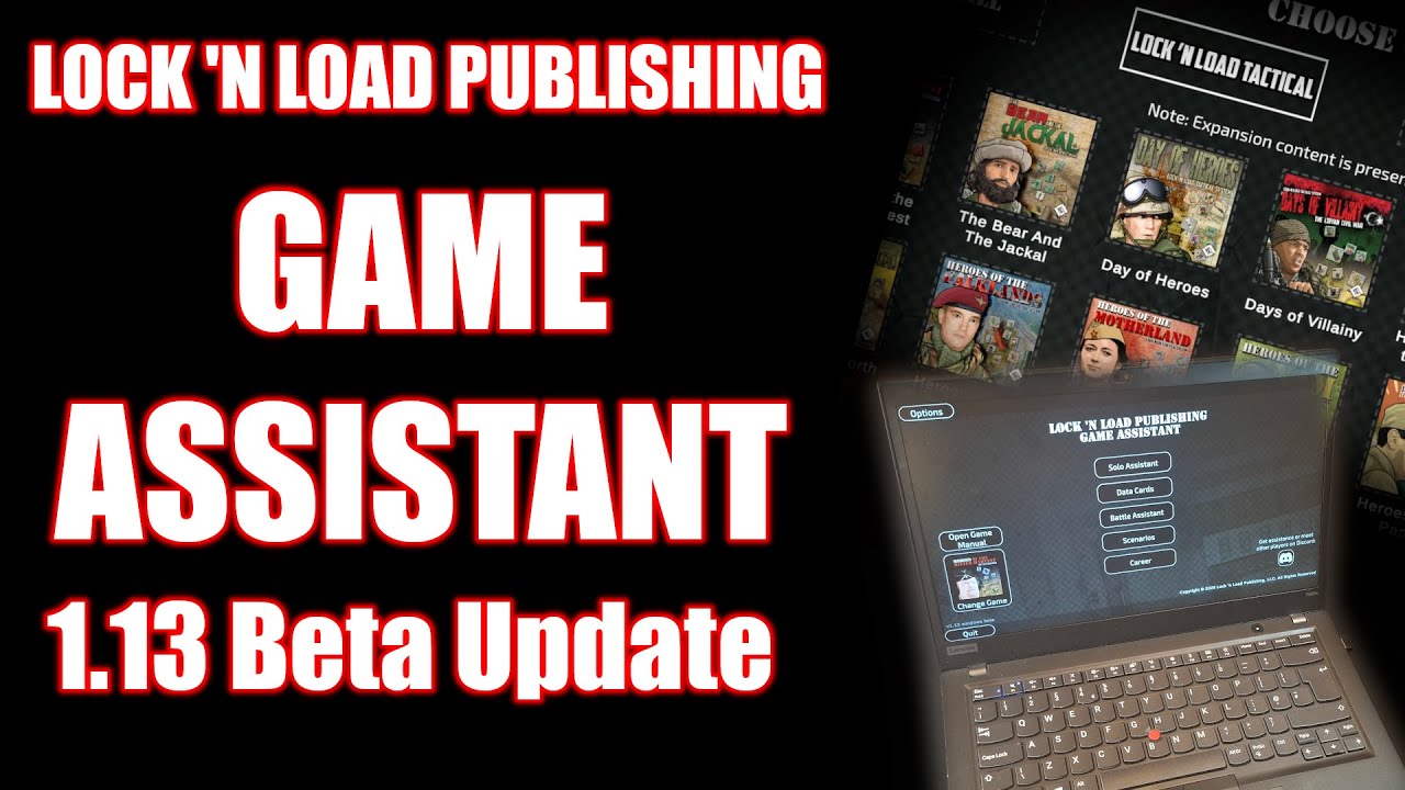 Lock 'N Load Game Assistant - v1.13 Beta Update - YouTube