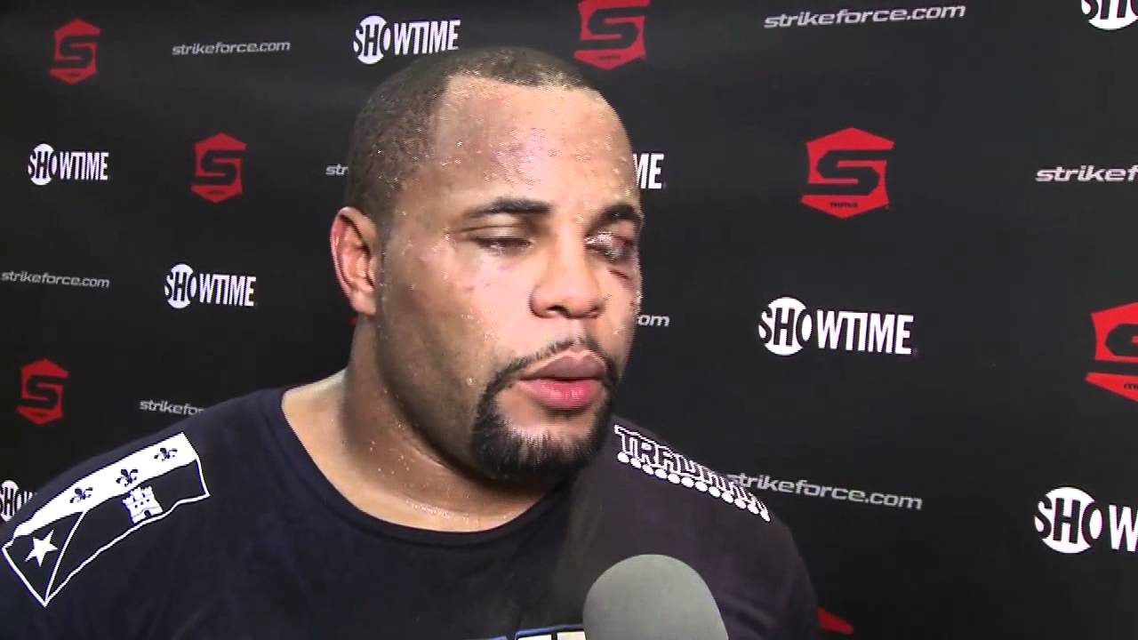 STRIKEFORCE: Daniel Cormier Post-Fight Interview - YouTube