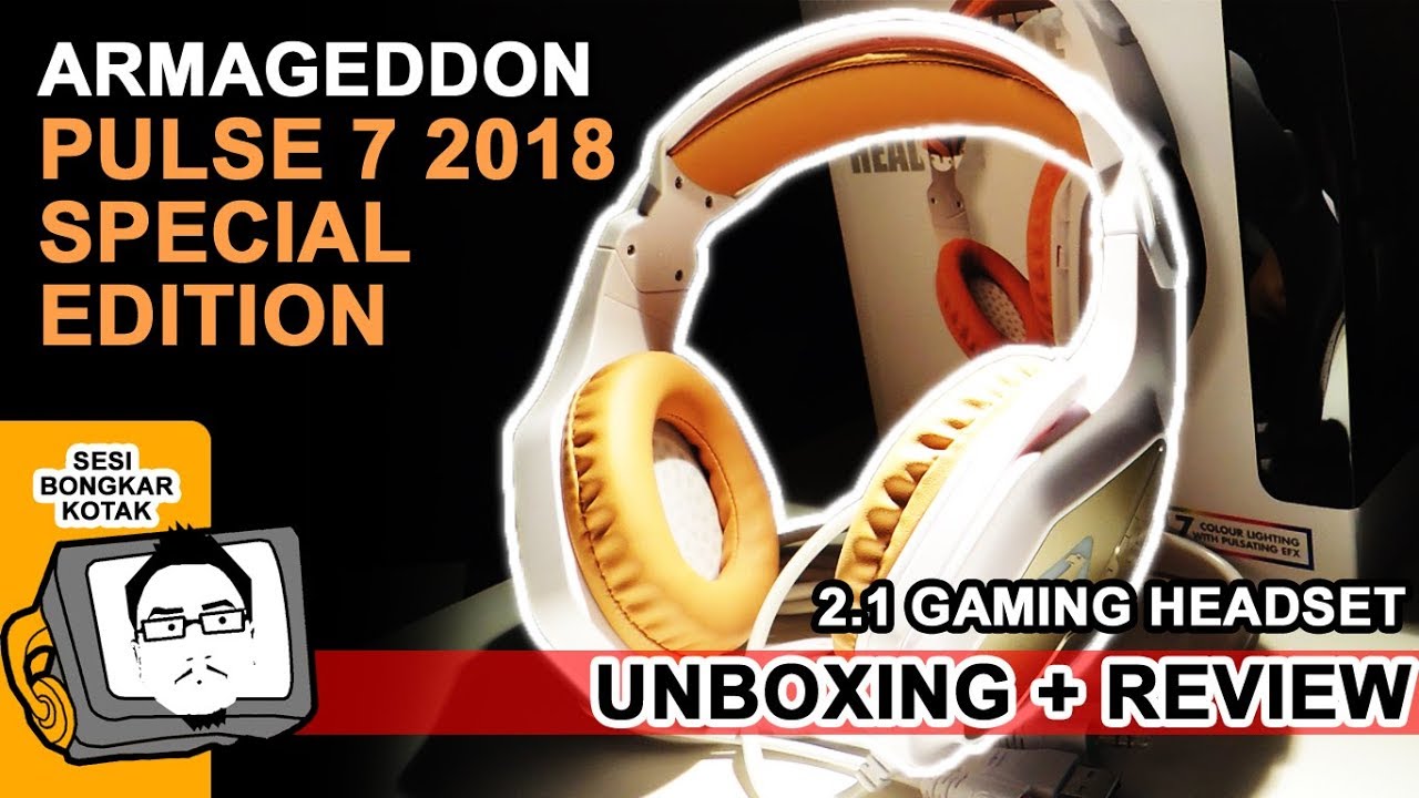 ARMAGEDDON PULSE 7 SPECIAL EDITION | 2.1 Gaming Headset Unboxing ...