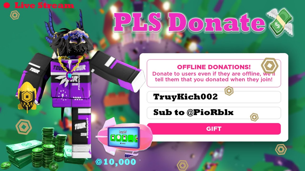 🔴 PLS DONATE LIVE | GIVING ROBUX TO VIEWERS (Event Robux) 💰 - YouTube