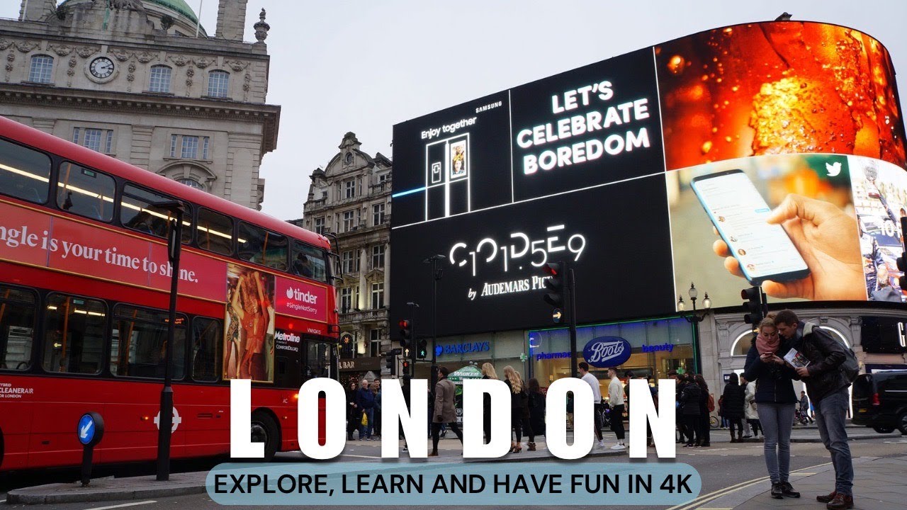 "Vibrant Piccadilly Circus Walk 4k🚶‍♂️ Central London’s Iconic Hotspot ...