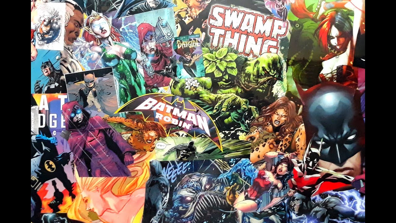 Up-cycled Comic Book Table - Using Epoxy Resin - YouTube