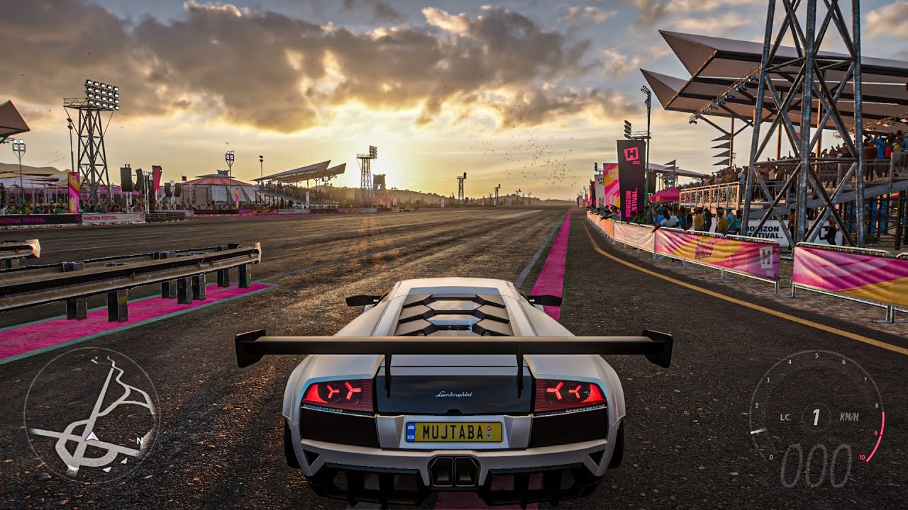 Lamborghini Murcilago V12 Power In Racing Game - YouTube