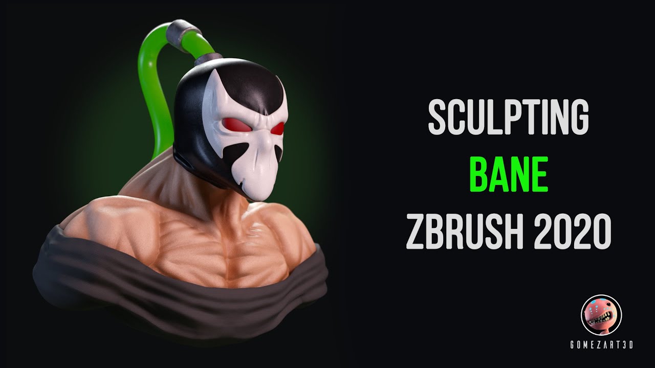Zbrush 2020 Sculpting process of Bane, ONE HOUR a day will make a BIG ...