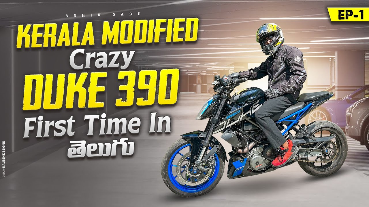 KERALA MODIFIED DUKE 390 IS HERE | FIRST TIME IN TELUGU MOTOVLOGS ...