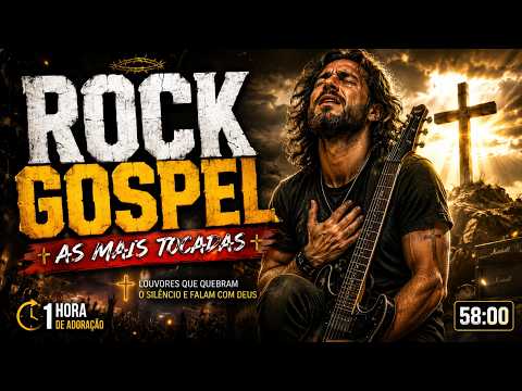 🎸 1 HORA DE ROCK GOSPEL 🔥 Louvores Que Quebram o Silêncio e Tocam a Alma ✝️